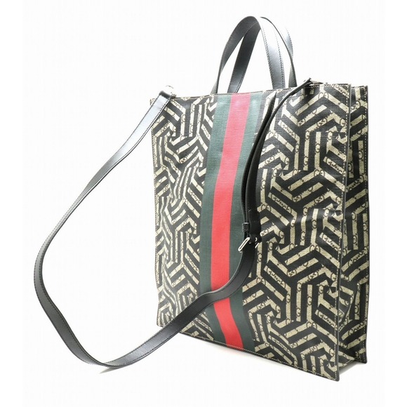 Gucci | Bags | Gucci Bee Bag Green Supreme Red 2way Gg Black Kaleido ...